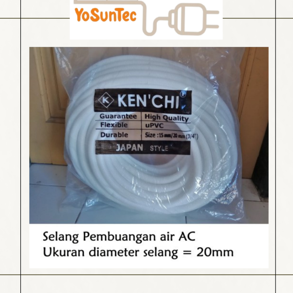 Jual SELANG PEMBUANGAN AIR DRAIN AC FLEKSIBEL flexible DUCT KABEL ...