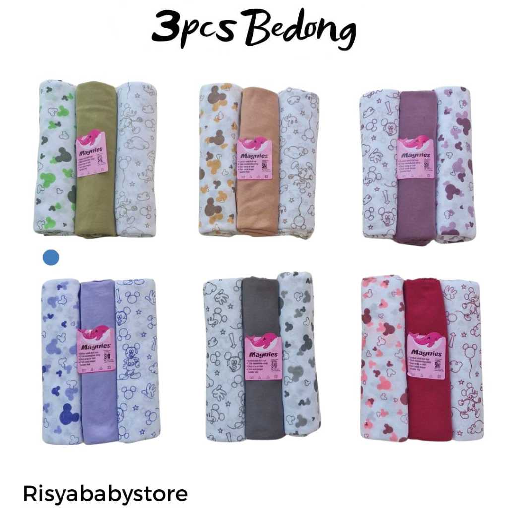 Jual 3 pcs bedong bayi baru lahir 0-3 bulan Bedongan bayi newborn ...