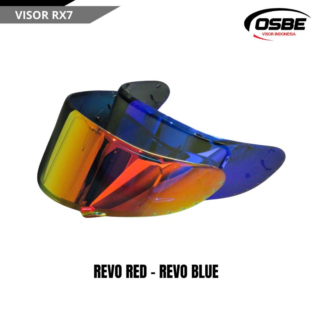 Jual OSBE Visor scott Rx 7 PNP Shoei x14 Helm Full Face Iridium ...