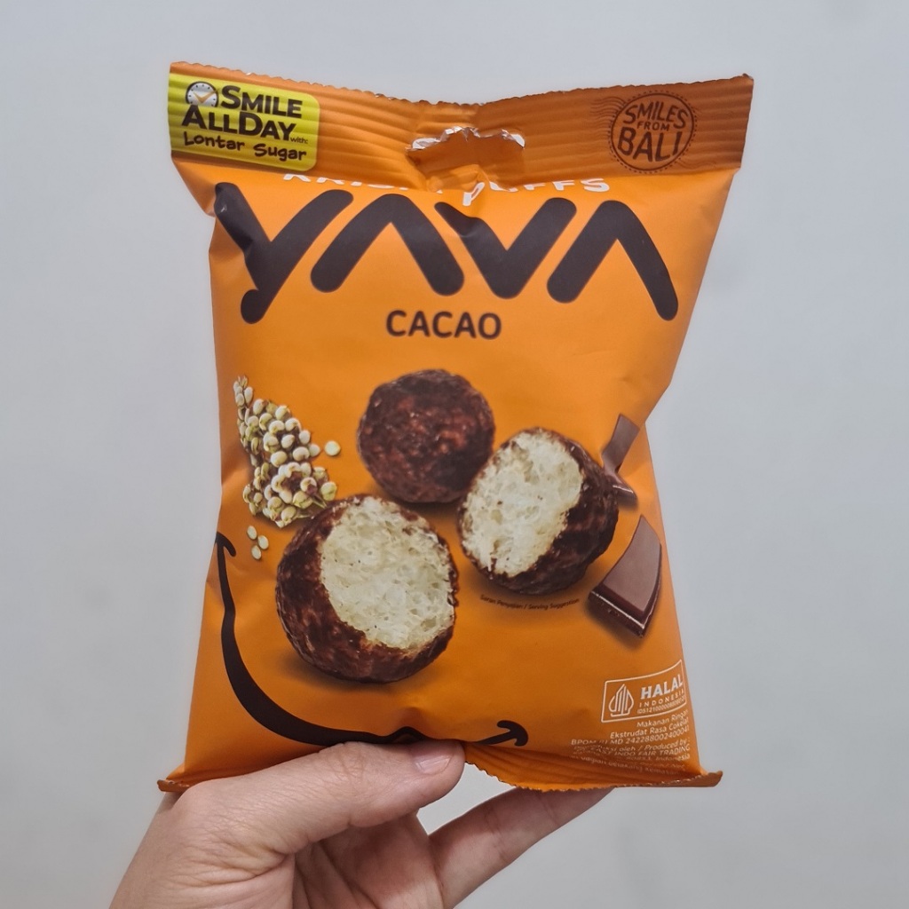 Jual YAVA Krispi Puffs Cacao ( Cemilan Snack Vegan Camilan Sehat ...
