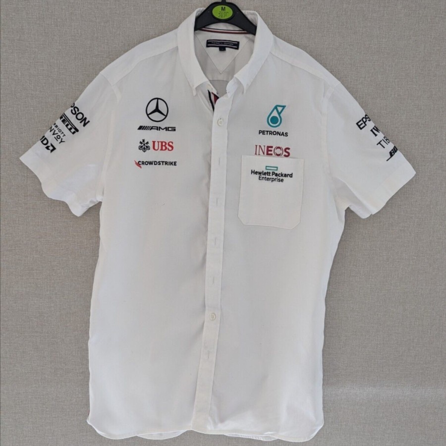 Jual Mercedes-AMG F1 2021 RARE Team Issue Team Shirt. Kemeja Pria - L ...