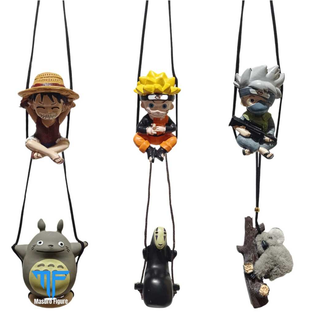 Jual Gantungan Spion Tengah Mobil Totoro Spirited Away Naruto Luffy ...