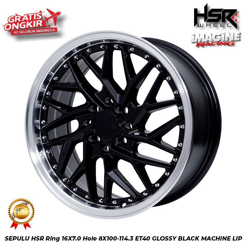 Jual Velg racing untuk mobil avanza xenia brio jazz ring 16 pcd 4x100-114,3 hsr sepulu | Shopee ...