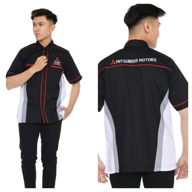 Jual KEMEJA MITSUBISHI/BAJU SERAGAM KERJA SALES MARKETING DEALER ...
