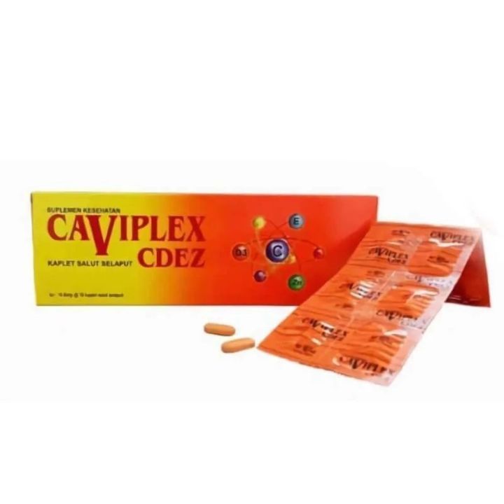 Jual CAVIPLEX CDEZ TAB 91 STRIP = 10 TAB) | Shopee Indonesia