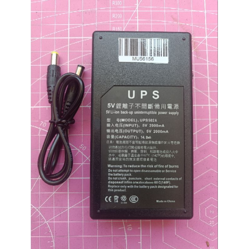 Jual SMART PORTABLE MINI UPS 5V /2A /2000MAH | Shopee Indonesia