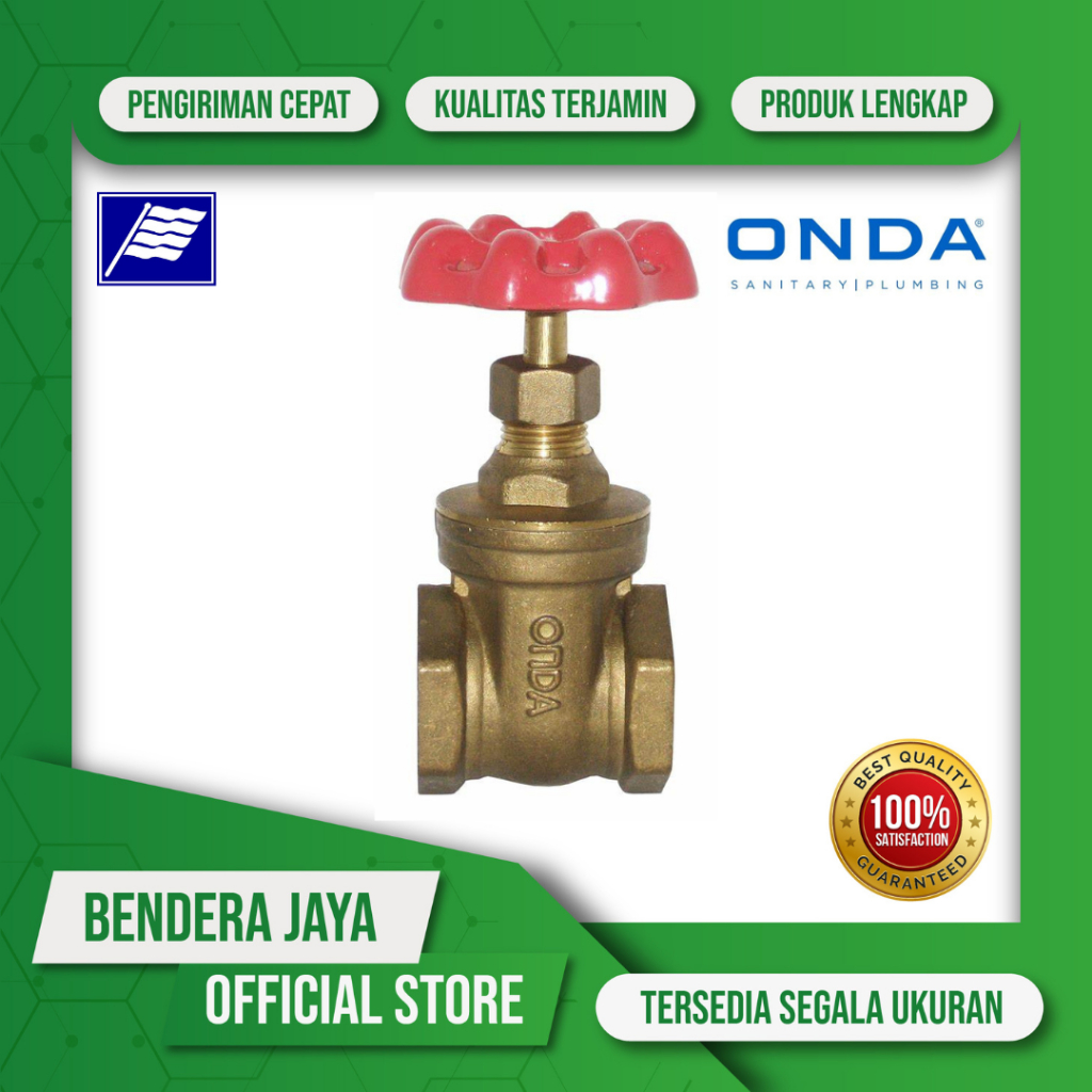 Jual ONDA Gate Valve 1/2 " Inch | Shopee Indonesia