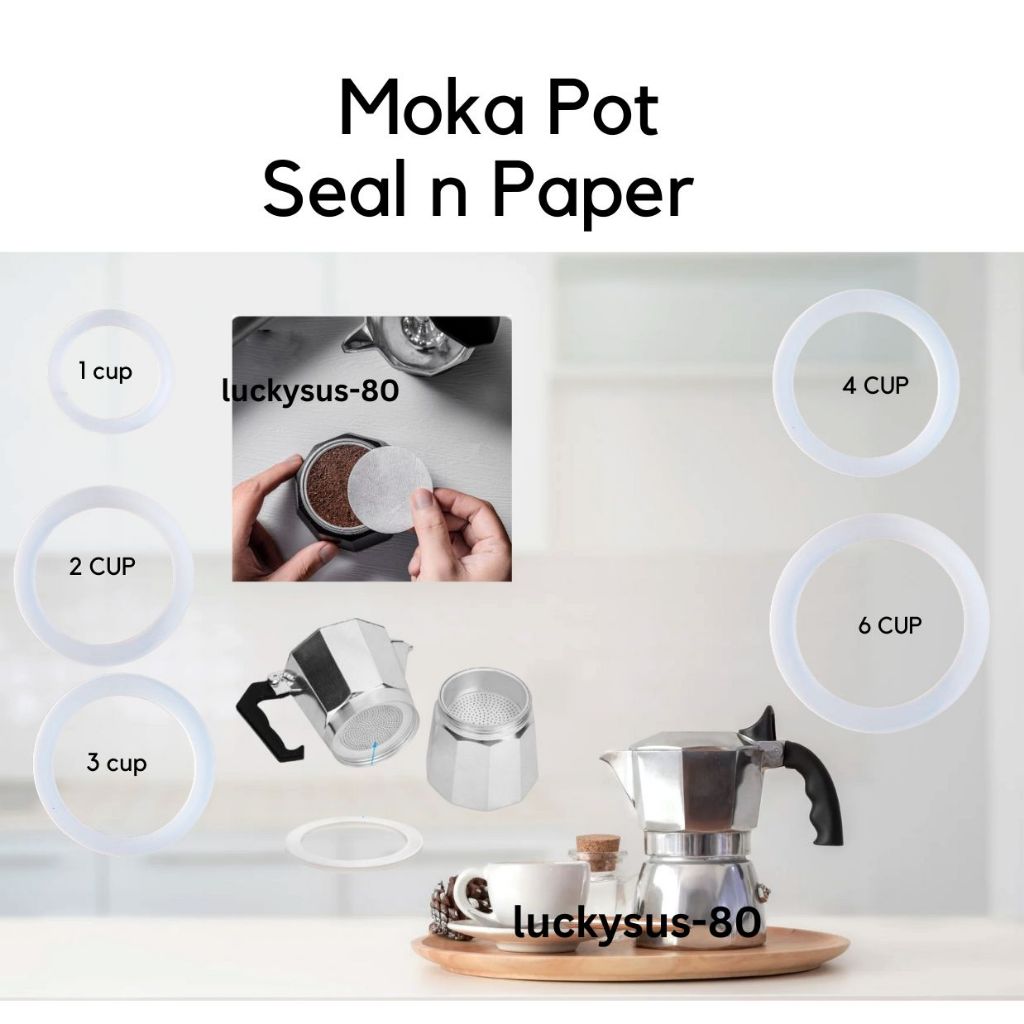 Jual moka pot seal kaet gasket mesin kopi coffee machine | Shopee Indonesia