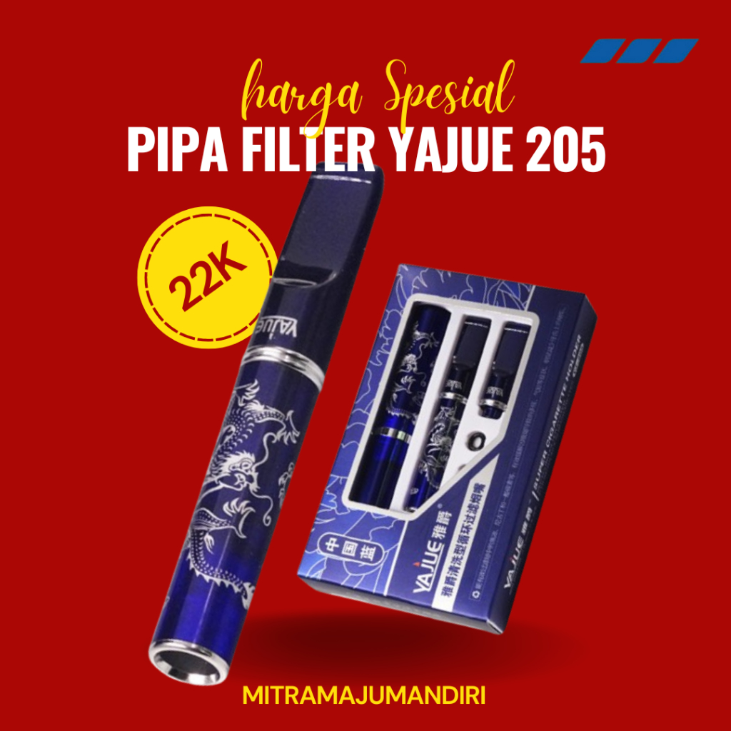Jual pipa filter portable biru yajue yj-205 bisa dibersihkan 2in1 ...