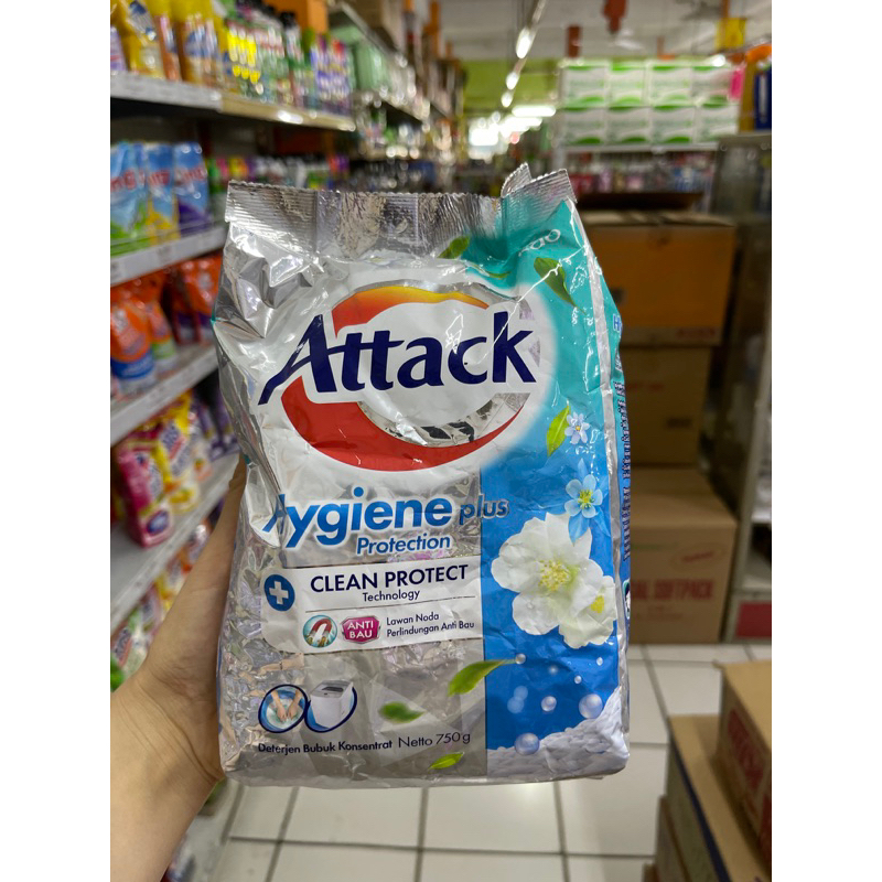 Jual attack detergen bubuk hygiene plus protection 750g | Shopee Indonesia