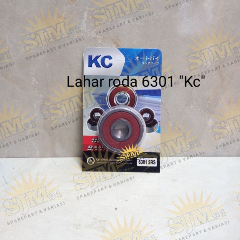 Jual Bearing / Lahar / Klaher 6301 2RS KC (per 10pcs) | Shopee Indonesia