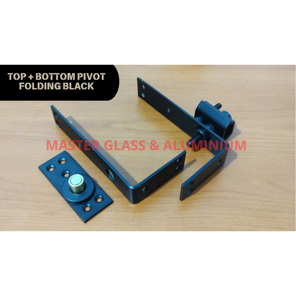 Jual Engsel Pivot Pintu Lipat Atas dan Bawah Plat Lurus Black | Shopee ...