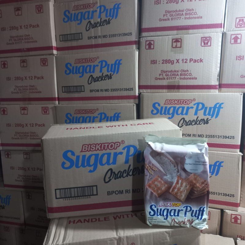 Jual sugar puff 280 gram 1 dus isi 12 pcs | Shopee Indonesia