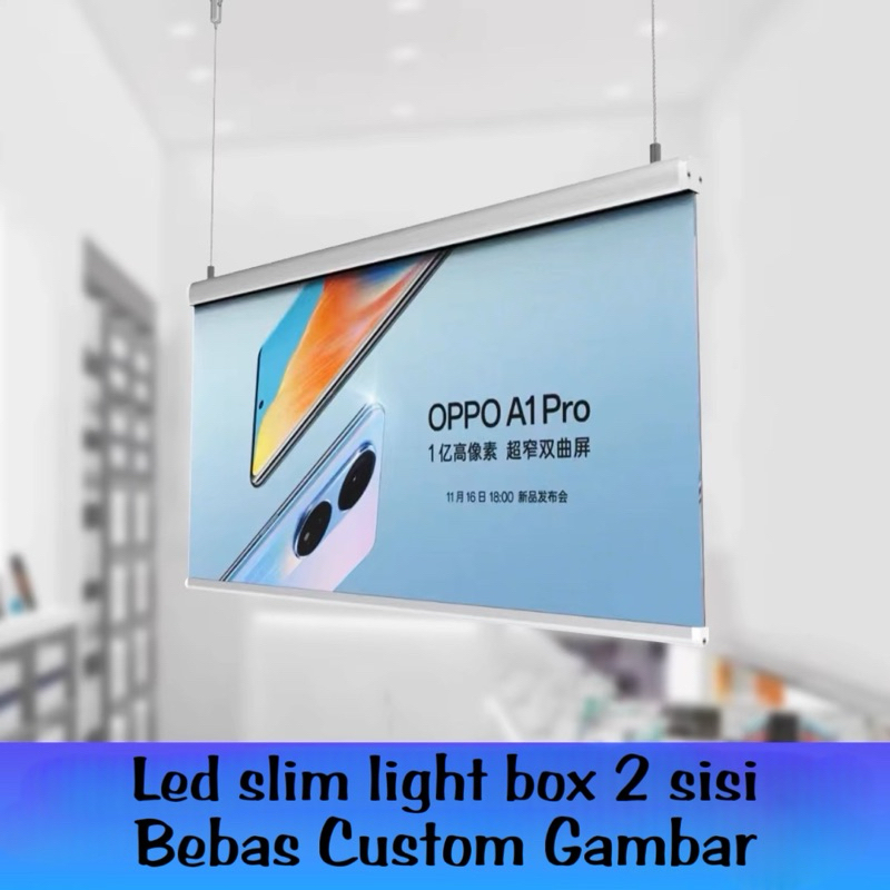 Jual Led slim light box/led display iklan/slim light box poster ...