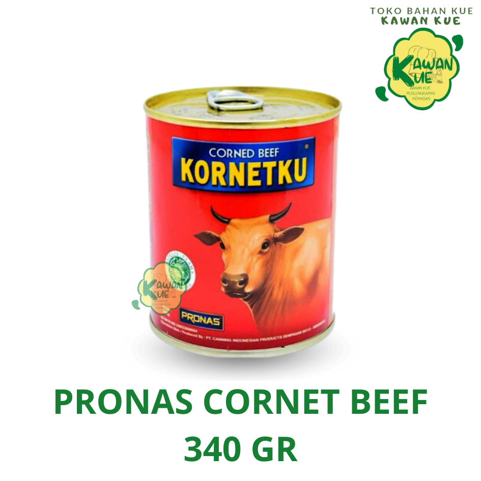 Jual PRONAS CORNET BEEF 340GR / KORNET DAGING SAPI KEMASAN KALENG ...