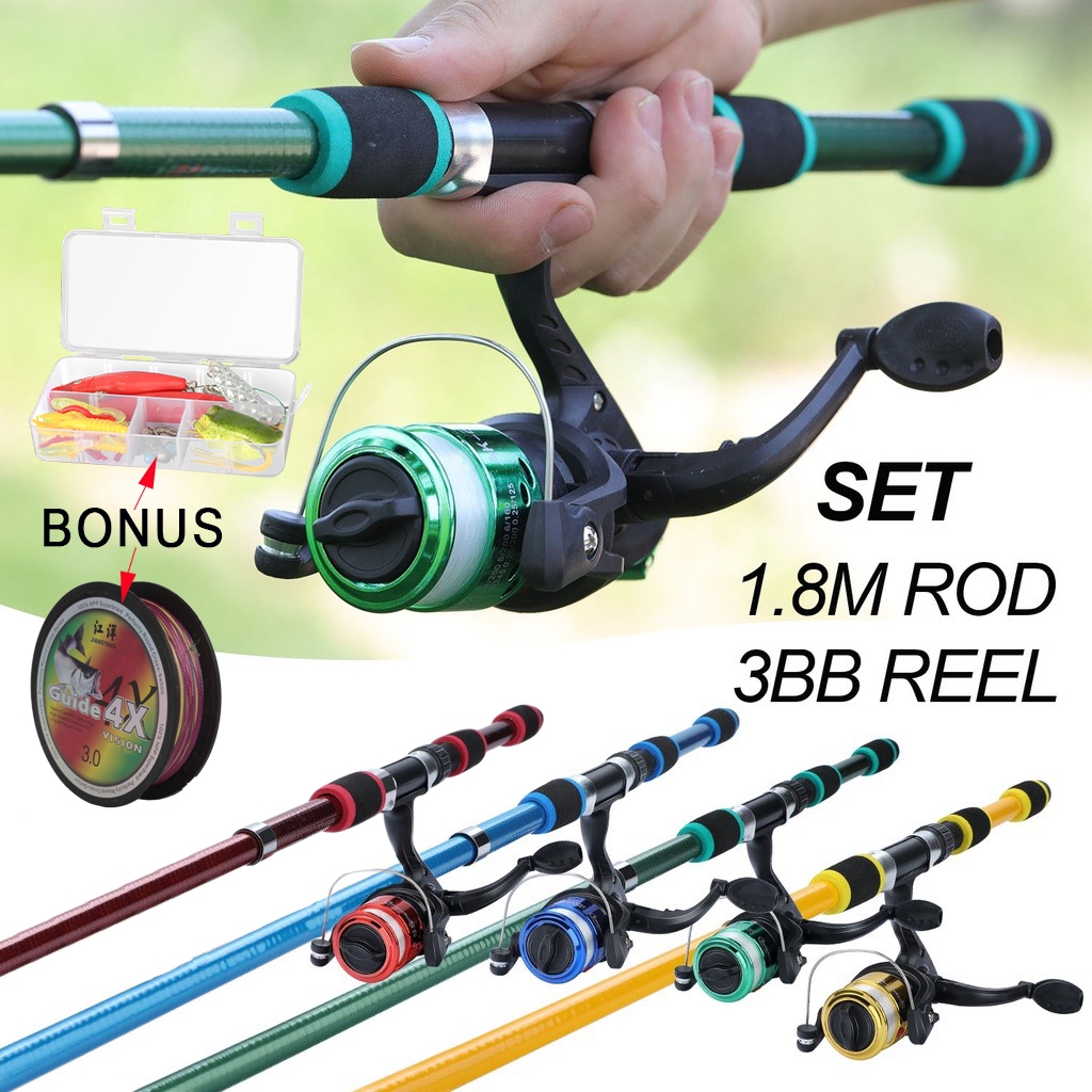 Jual HAIYI FISHING Joran Pancing Set Kursi Roda Yang Ditingkatkan Tidak ...
