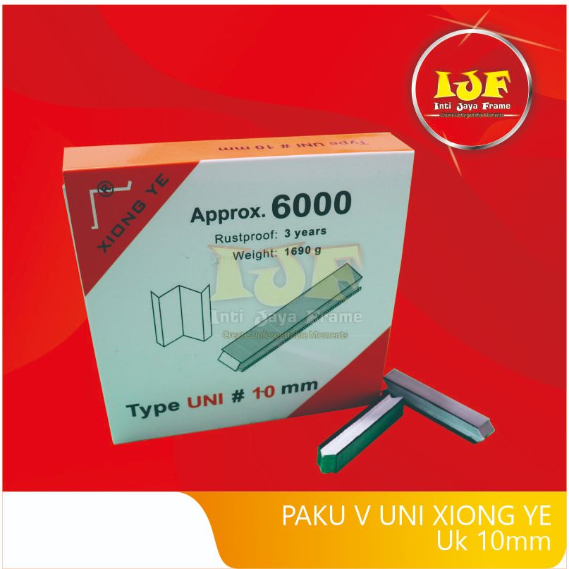 Jual PAKU JOINT V 10 UNI XIONG YE / PAKU V 10MM / PAKU SUDUT BINGKAI ...