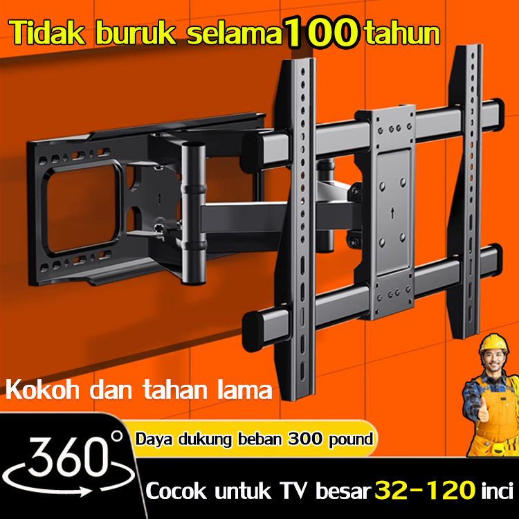 Jual ⭐TERLARIS!!! Pesanan segera dikirim Dudukan TV Braket dinding TV ...