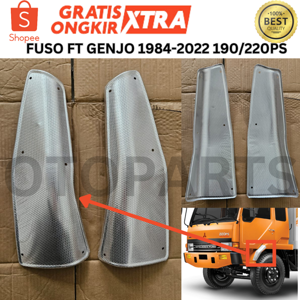 Jual ALUMINIUM SPAKBOR SAYAP FENDER SAMPING FUSO FIGHTER GENJO FT FH ...