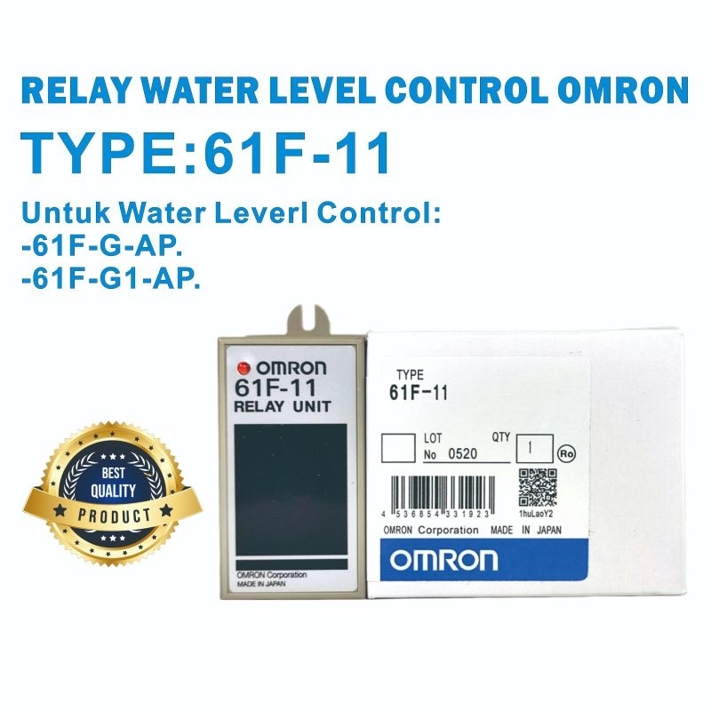 Jual RELAY FLOATLESS LEVEL SWITCH WATER LEVEL CONTROL 61F-11 OMRON | Shopee Indonesia