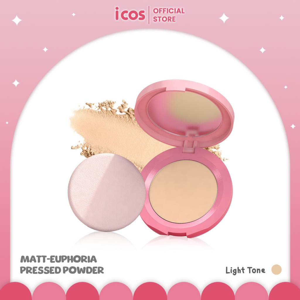Jual Icos Surabaya - Matt-Euphoria Pressed Powder | Bedak Padat Icos ...