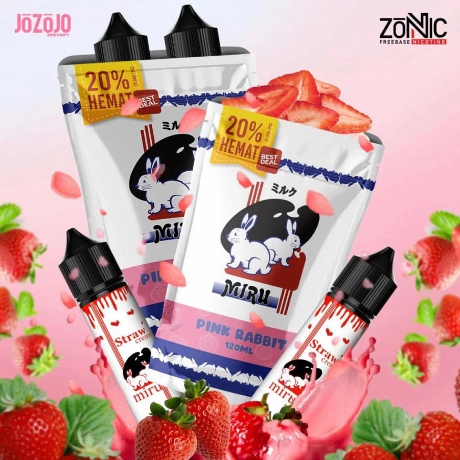 Jual Miru Pink Rabbit 60ML by Jozojo Brewery - Authentic Liquid ...