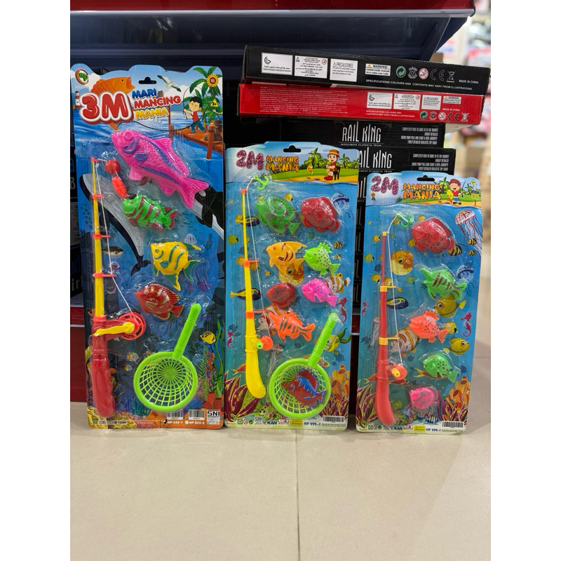 Jual Mainan Pancing Ikan Magnet Mari Mancing Mania 3M - PANCING 3M dan ...