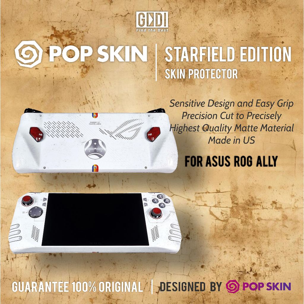 Jual Asus ROG Ally Matte Skin Starfield Edition Design by POP SKIN Full ...
