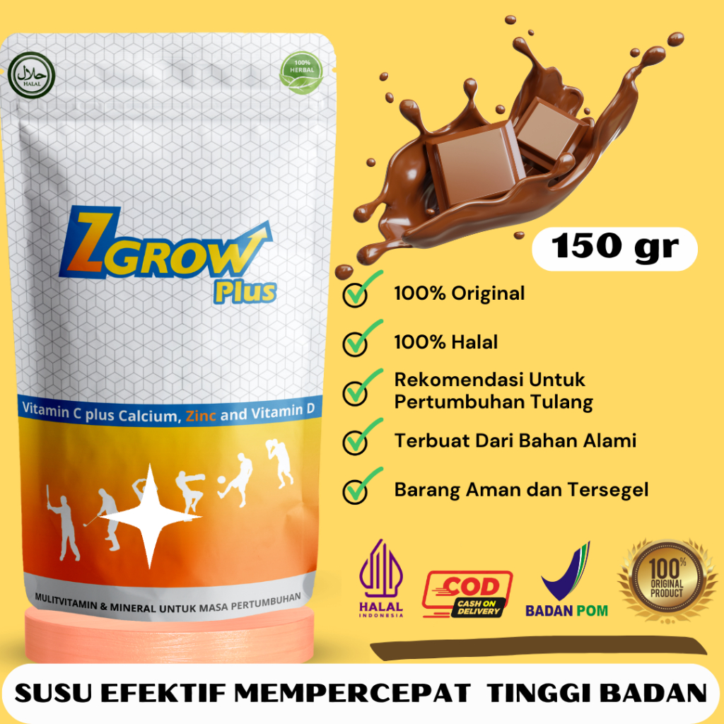 Jual Z GROW PLUS SUSU PENINGGI BADAN ANAK DAN REMAJA - Susu peninggi ...