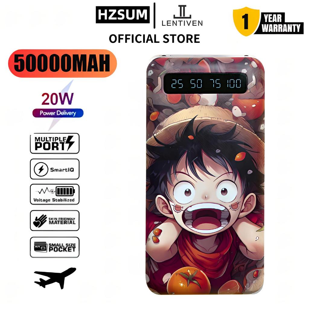 Jual HZSUM LENTIVEN Powerbank 50000mah Mini Fast Charging With 4 usb ...