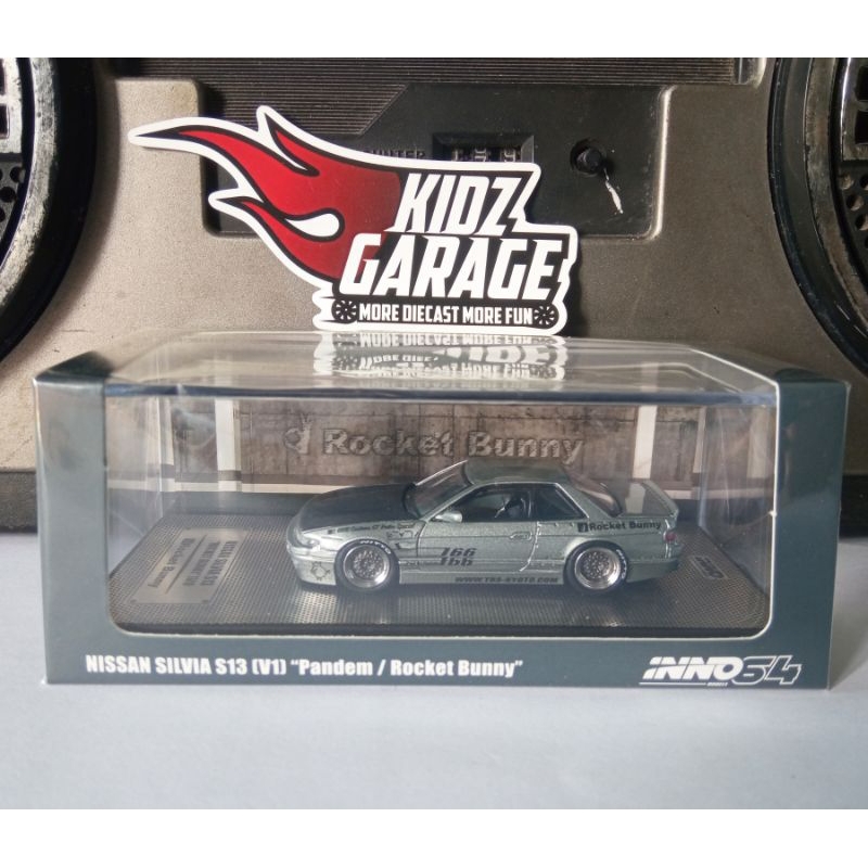 Jual Inno64 Nissan Silvia S13 V1 Pandem Rockect Bunny Grey | Shopee ...