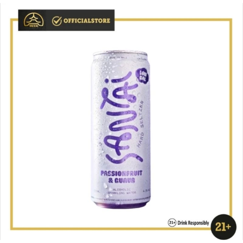 Jual Santai Passionfruit & Guava 330ml Hard Seltzer | Shopee Indonesia