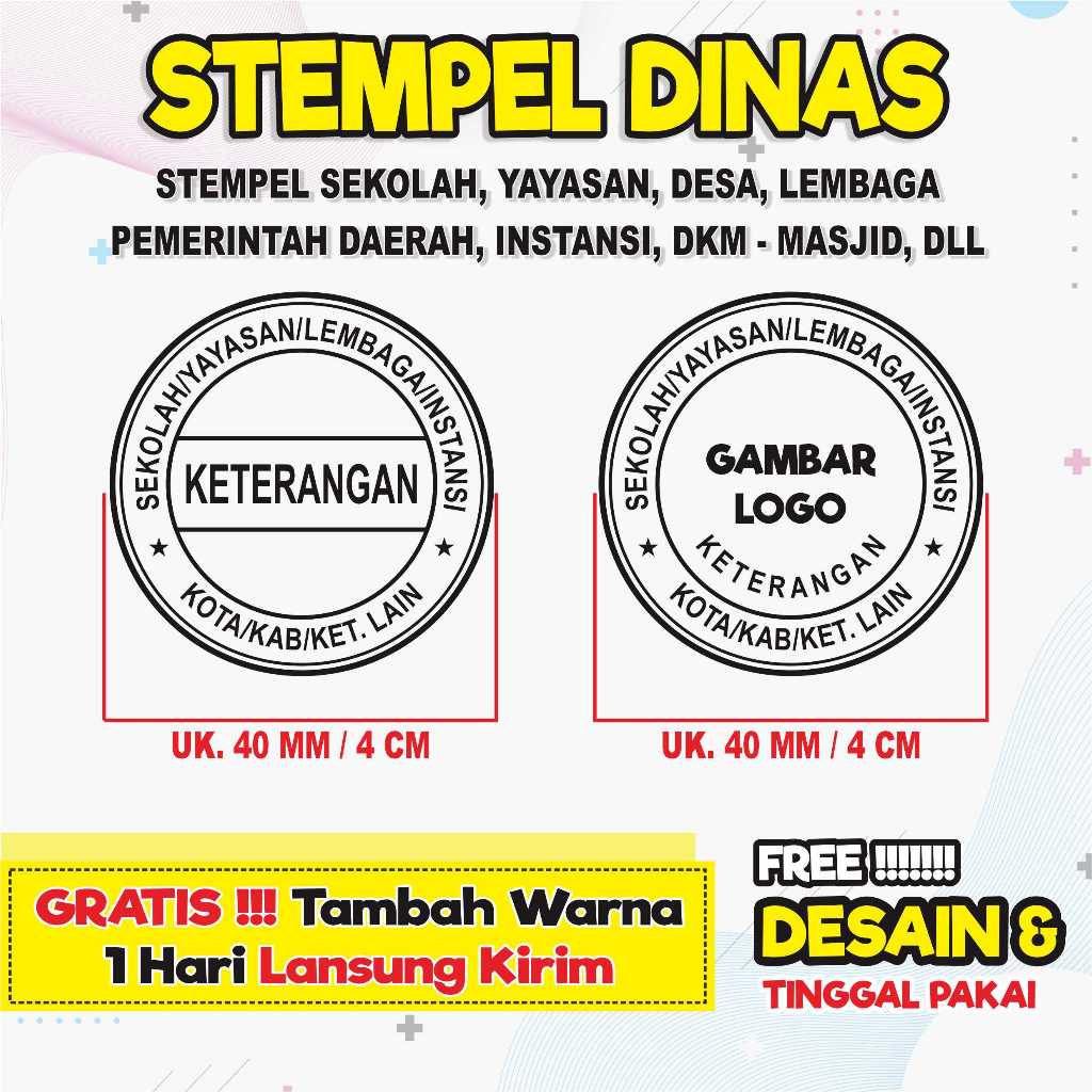 Jual STEMPEL, STEMPEL CUSTOM, SEKOLAH, LEMBAGA, STEMPEL RT/RW, INSTANSI ...