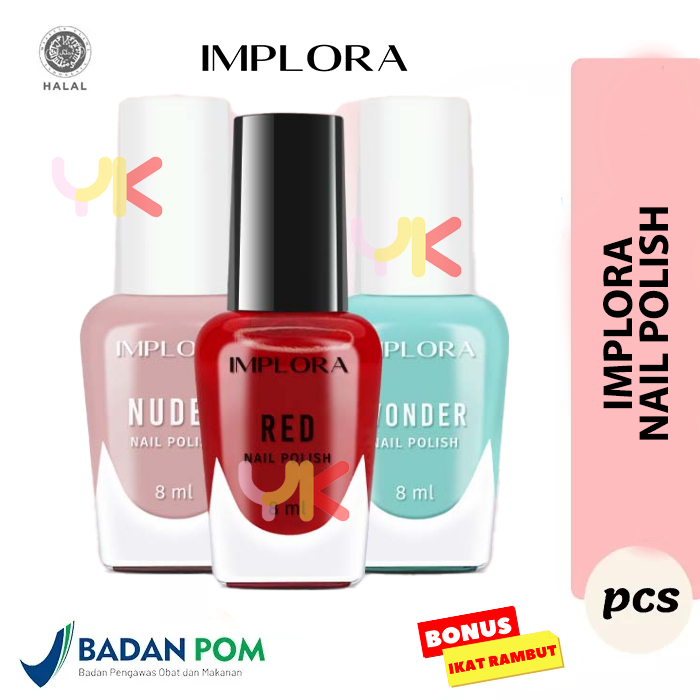 Jual KUTEK IMPLORA MINIM 6 / NAIL POLISH / KITEK / CAT KUKU HARGA PER ...