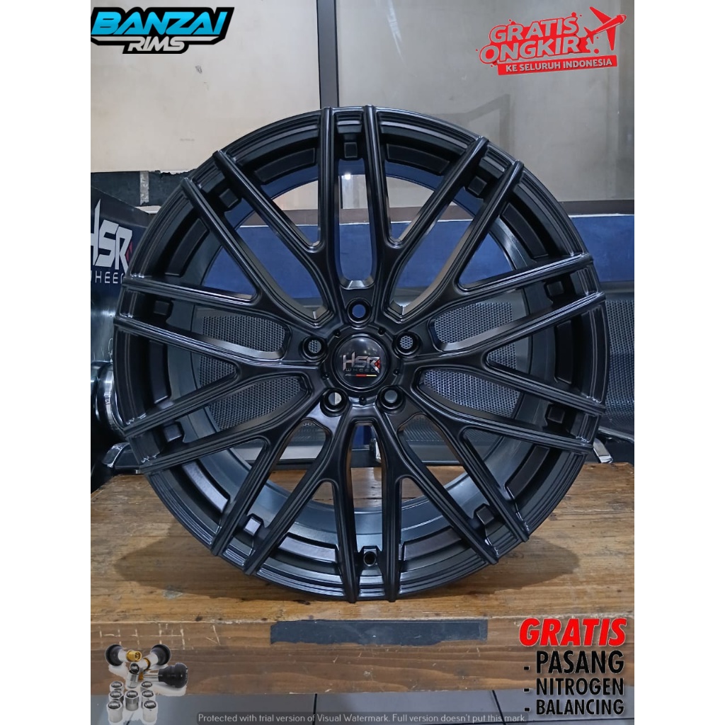 Jual Velg Mobil Mercy Audi Ring 19 Pelek Racing Hsr Ampana R 19 Pcd 5x112 Lebar Belang 8/9 ET 45 ...
