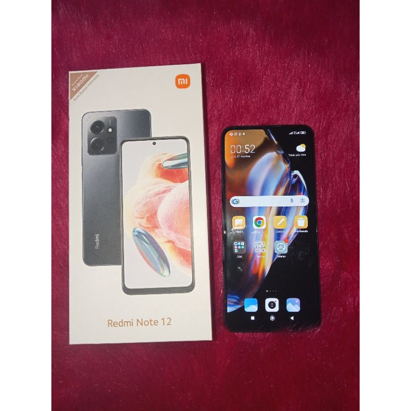 Jual XIAOMI REDMI NOTE 12 8/128GB COLOUR GRAY ORIGINAL FULLSET BOX LIKE ...
