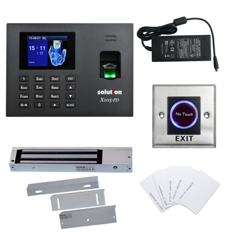 Jual Solution X105 id Paket Akses Door Fingerprint Access Control ...