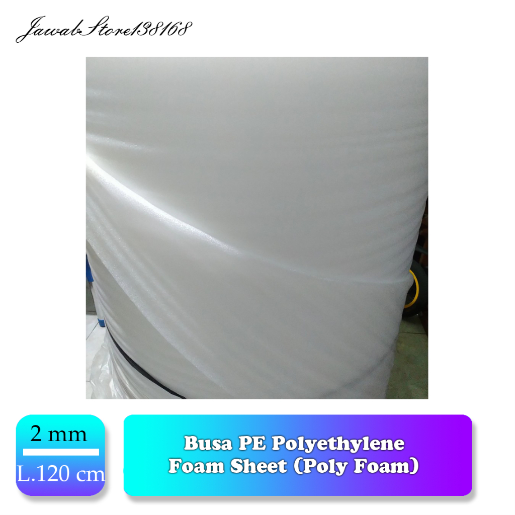 Jual Busa PE Polyethylene Foam Sheet / Packing Kemasan Busa Polyfoam 2mm | Shopee Indonesia