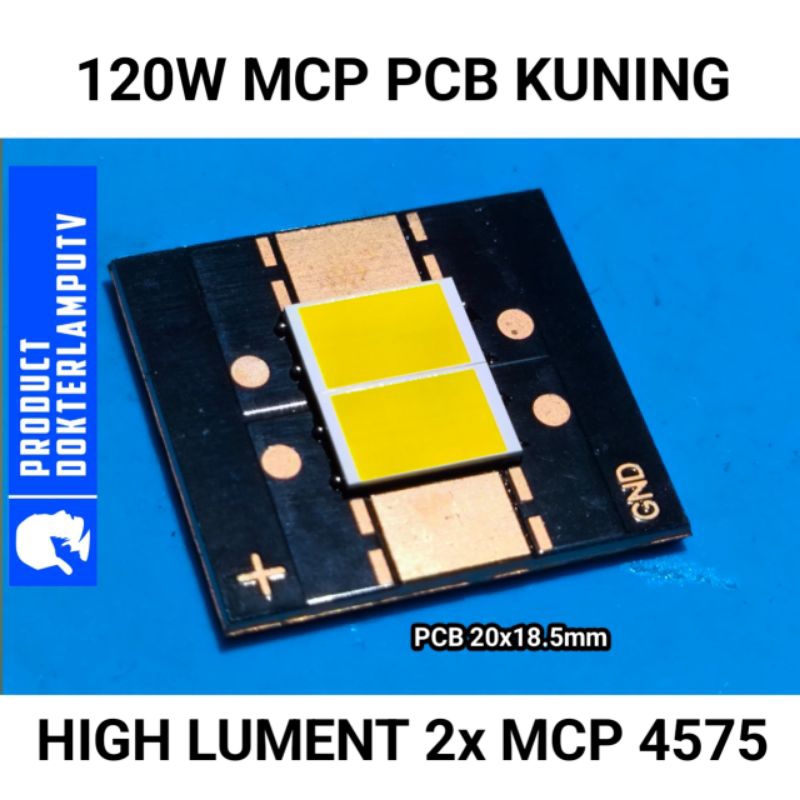 Jual MCP + PCB 4575 120W 9-10V KUNING TEMBUS KABUT UNTUK BILED PROJI ...