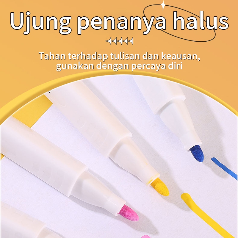 Jual TOYA Spidol Acrylic Marker 12/24/36/48/60/80 Warnas Paint Marker ...