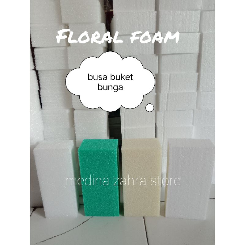 Jual Busa Buket Bunga Sterofoam Dry Foam Elastis Foam Busa Bunga ...