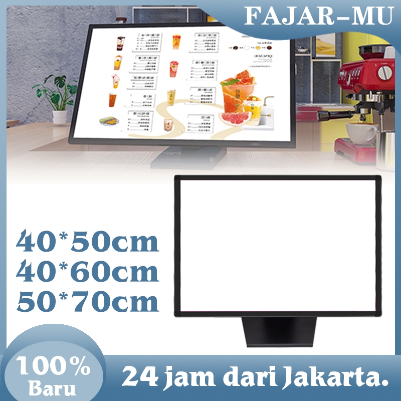Jual Table Stand Light Box Lampu Menu Board Led Light Box Kotak Lampu ...