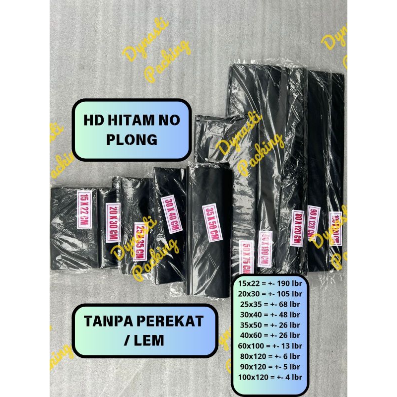 Jual HD Sampah Kantong Plastik Sampah Hitam Trash Bag Ukuran 40x60 50x75 | Shopee Indonesia