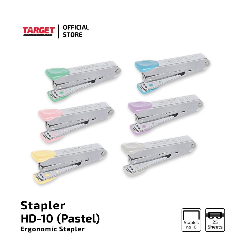 Jual Target Stapler HD - 10 PASTEL COLOR | Shopee Indonesia