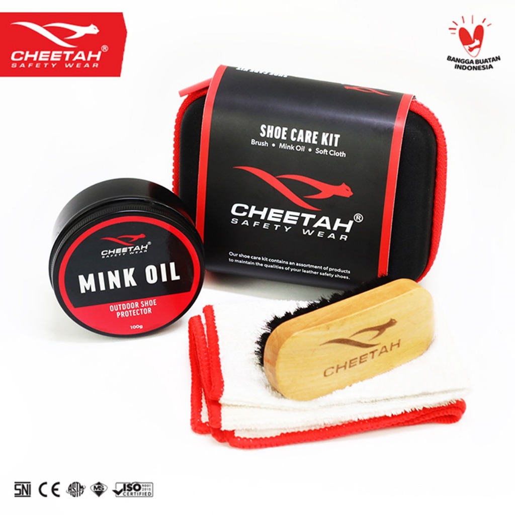 Jual Shoecare Kit Cheetah Safety / Perawatan Sepatu Safety | Shopee ...