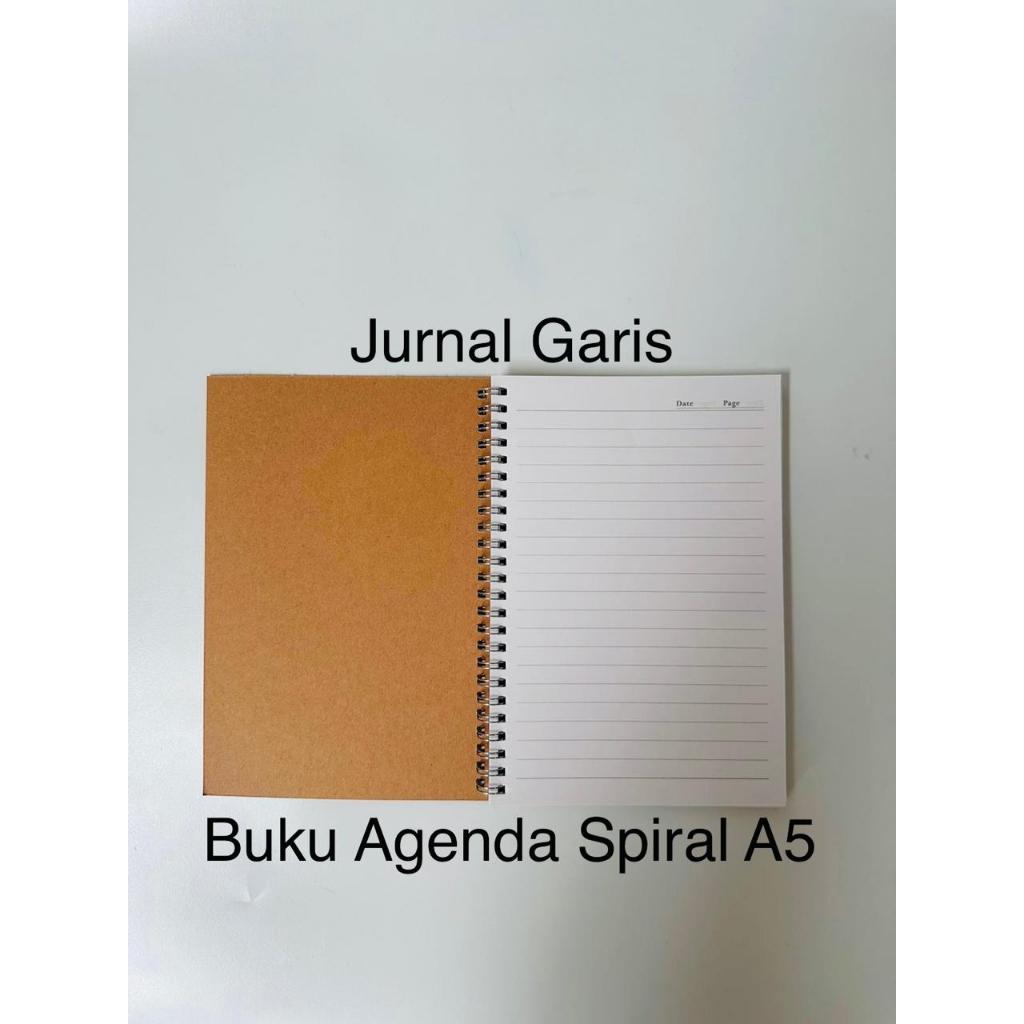 Jual Buku Agenda A5 Buku Spiral Notebook B5 Spiral Garis dan Polos ...