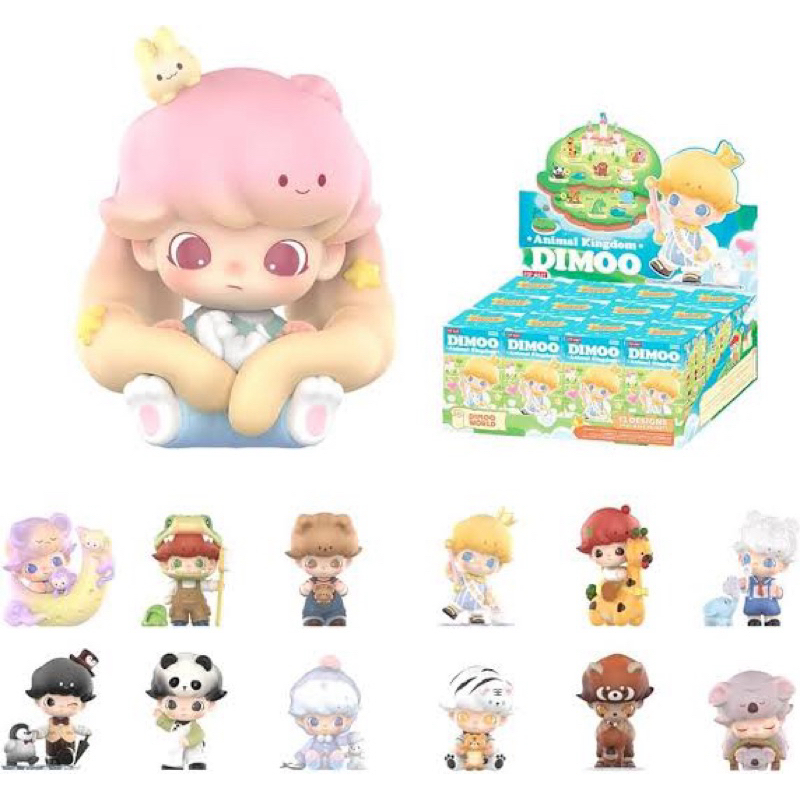 Jual Dimoo Animal Kingdom Pop Mart BLind Box - 12 PCS SET | Shopee ...