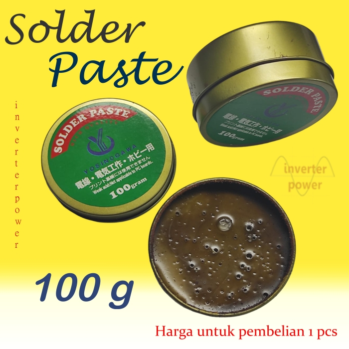 Jual SOLDER PASTE ISI 100 GRAM YOSINOGAWA PASTA SOLDER | Shopee Indonesia