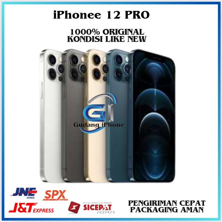 Jual i Phonee 12 PRO 128GB 256GB 512GB 100% ORIGINAL SECOND APPLE / KONDISI MULUS LIKE NEW ...