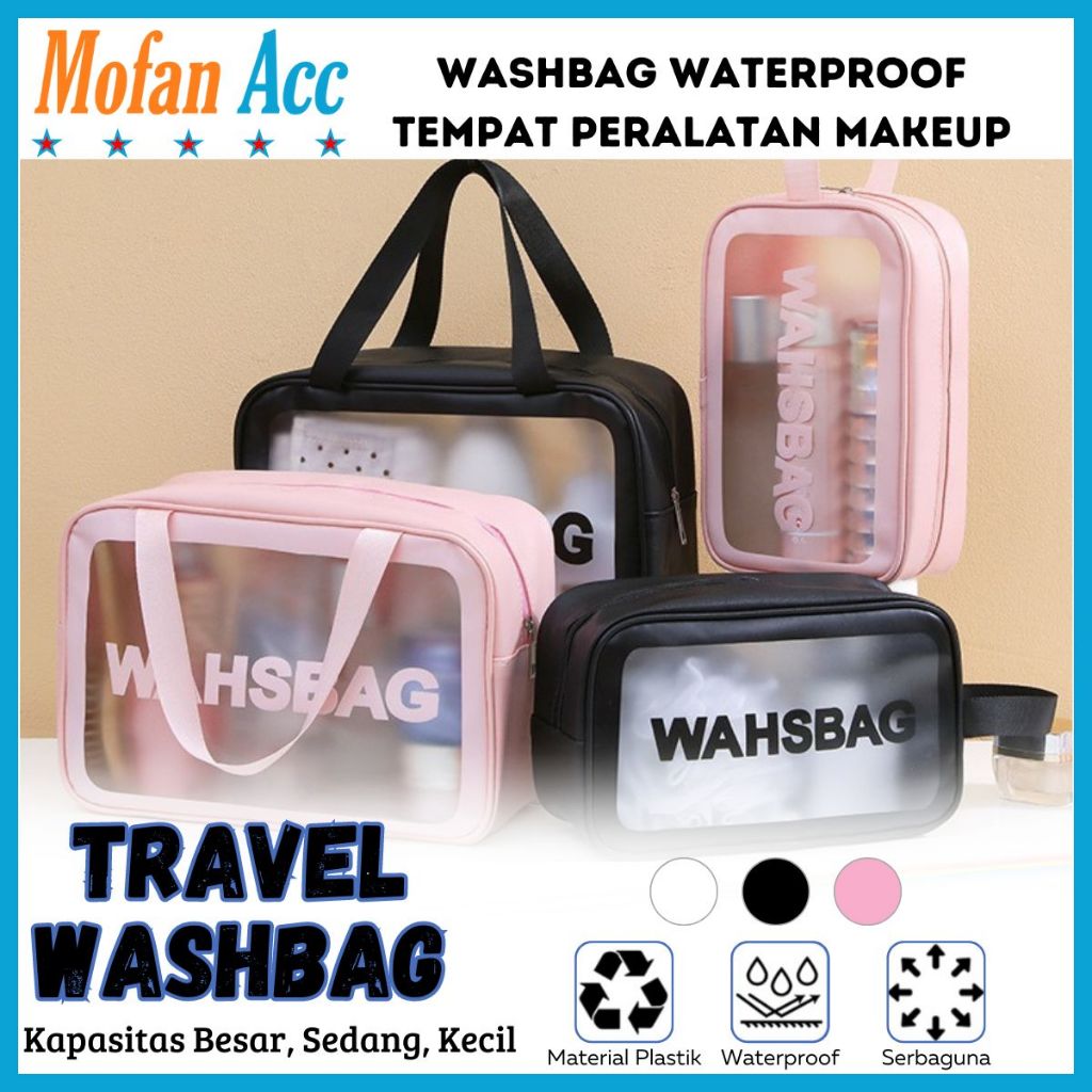 Jual TAS WASHBAG WATERPROOF /Travel Bag Organizer /Wash Bag Tempat ...